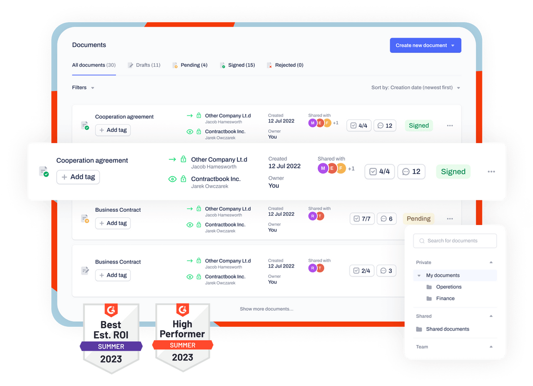 Contractbook - Contract Management Software